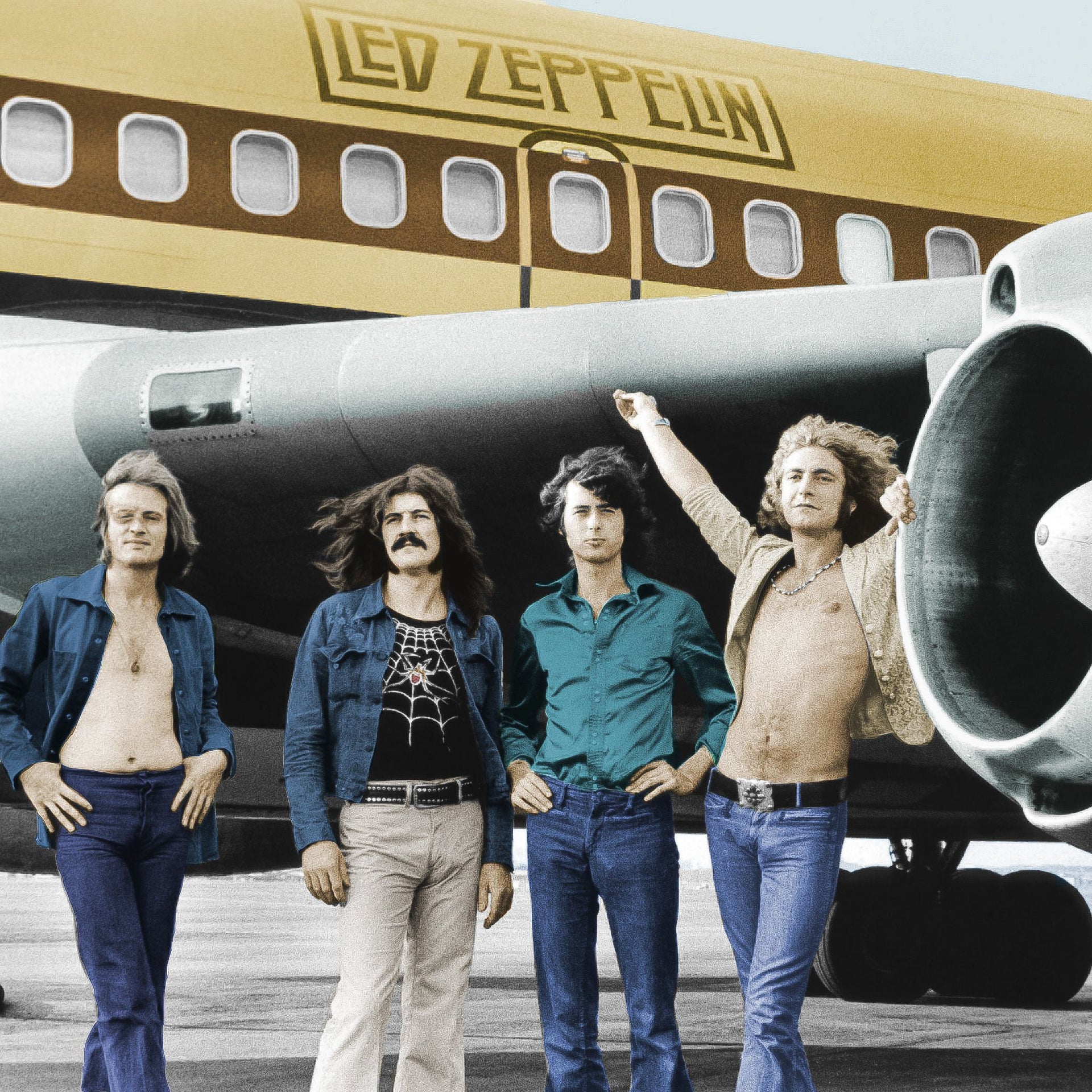 Led Zeppelin | Custom Embroidered Jackets, Retro Band Tees ...